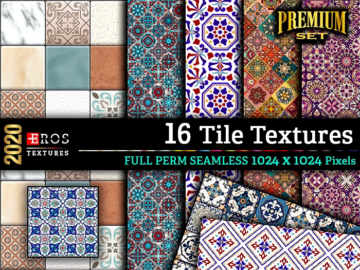 Second Life Marketplace Tile Textures